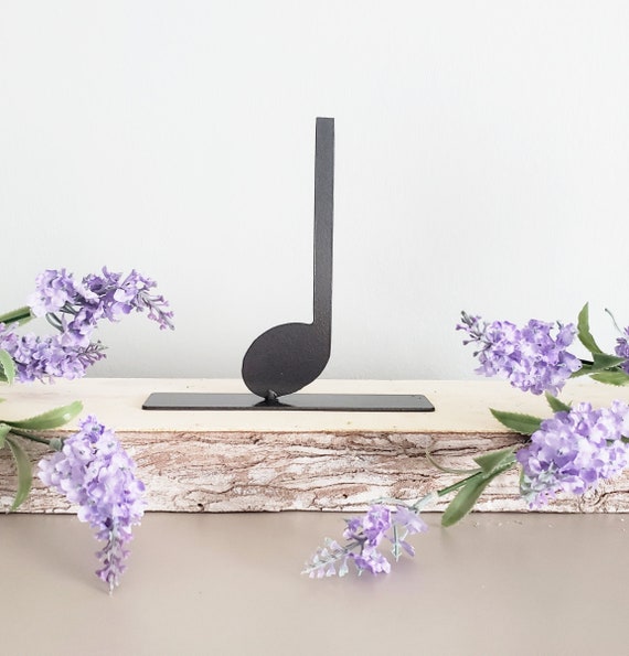 Music Note Home Decor Crotchet Note Music Teacher Gift Metal | Etsy