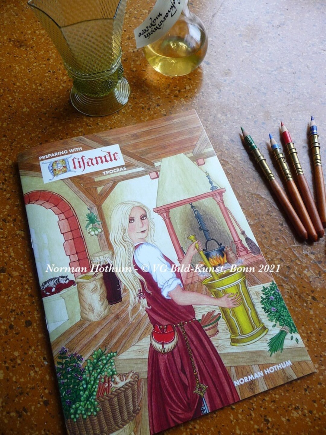 Recipe and Colouring Book preparing With ALISANDE Ypocras by Norman ...