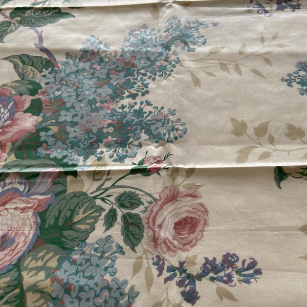 Waverly Rose Fabric - Etsy