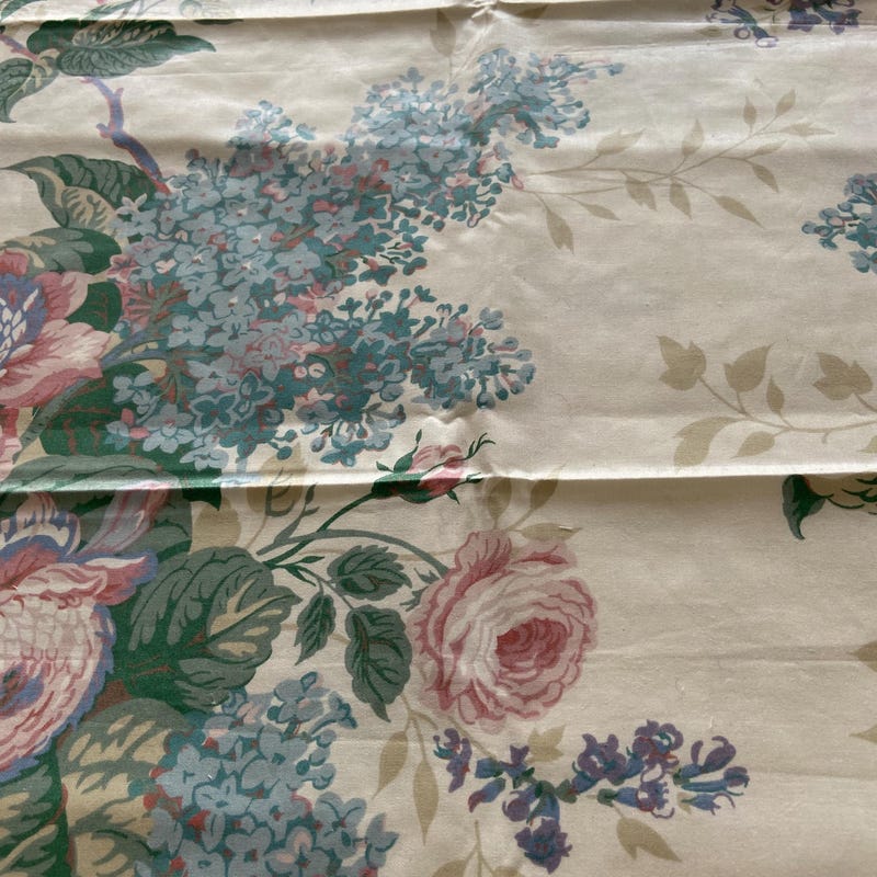 Waverly Rose Fabric - Etsy