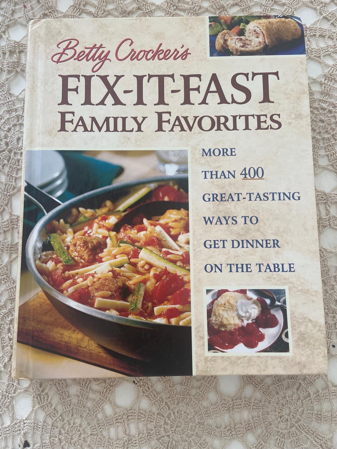 Vintage 2000 Betty Crocker Fix It Fast Family Favorites Cookbook - Etsy