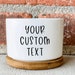 Your Custom Text Succulent Planter, Small Planter, Ceramic Planter Pot ...