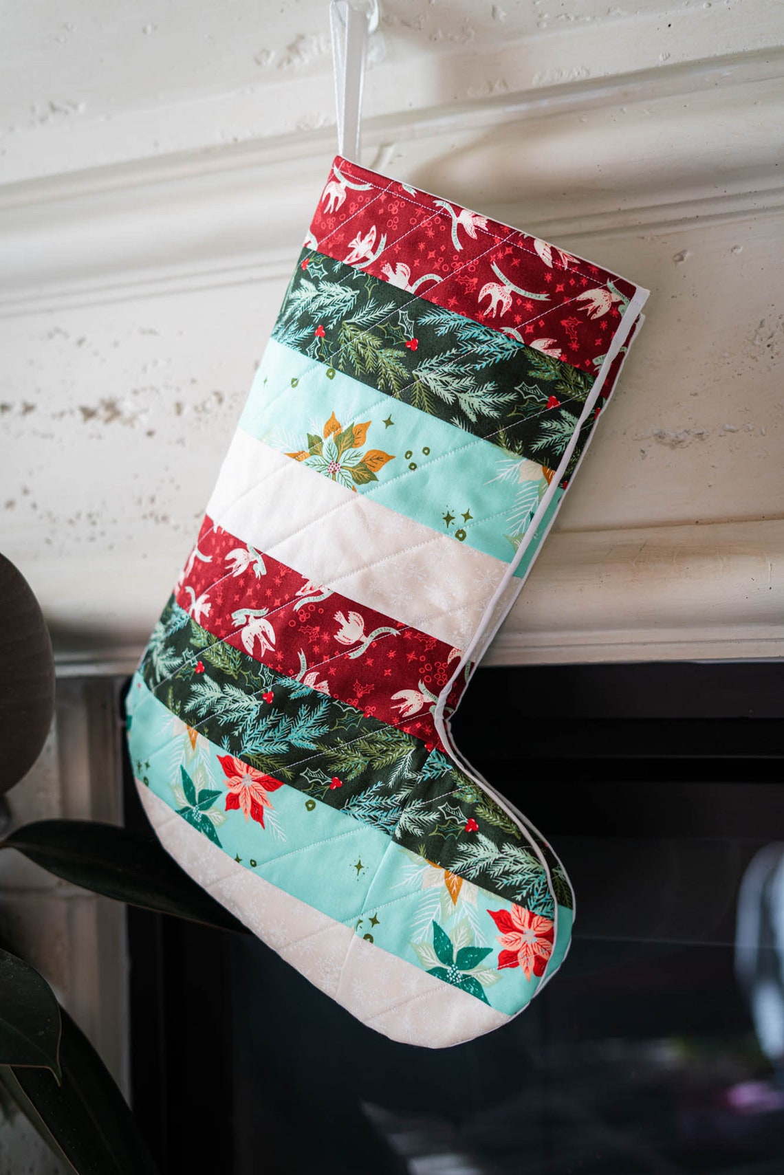 Heirloom Quilted Stockings B - Etsy