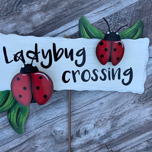 Ladybug Crossing Sign - Etsy