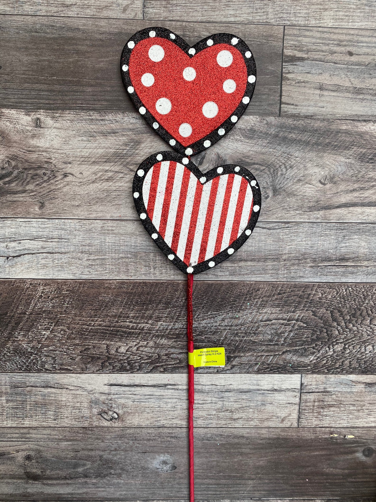 Valentine Floral Spray, Heart Spray, Floral Spray, Floral Pick ...