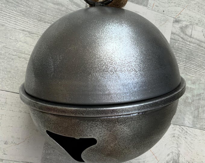 Jingle Bell, Bell, Silver Jingle Bell, Antique Silver Jingle Bell ...