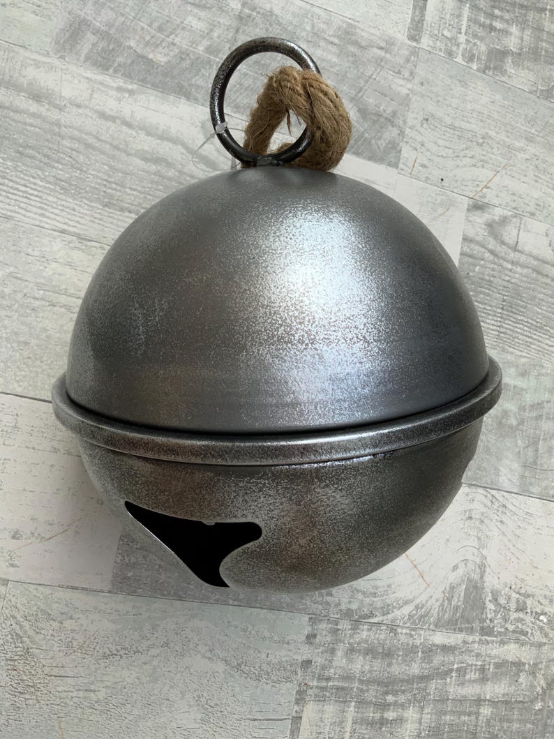 Jingle Bell, Bell, Silver Jingle Bell, Antique Silver Jingle Bell ...