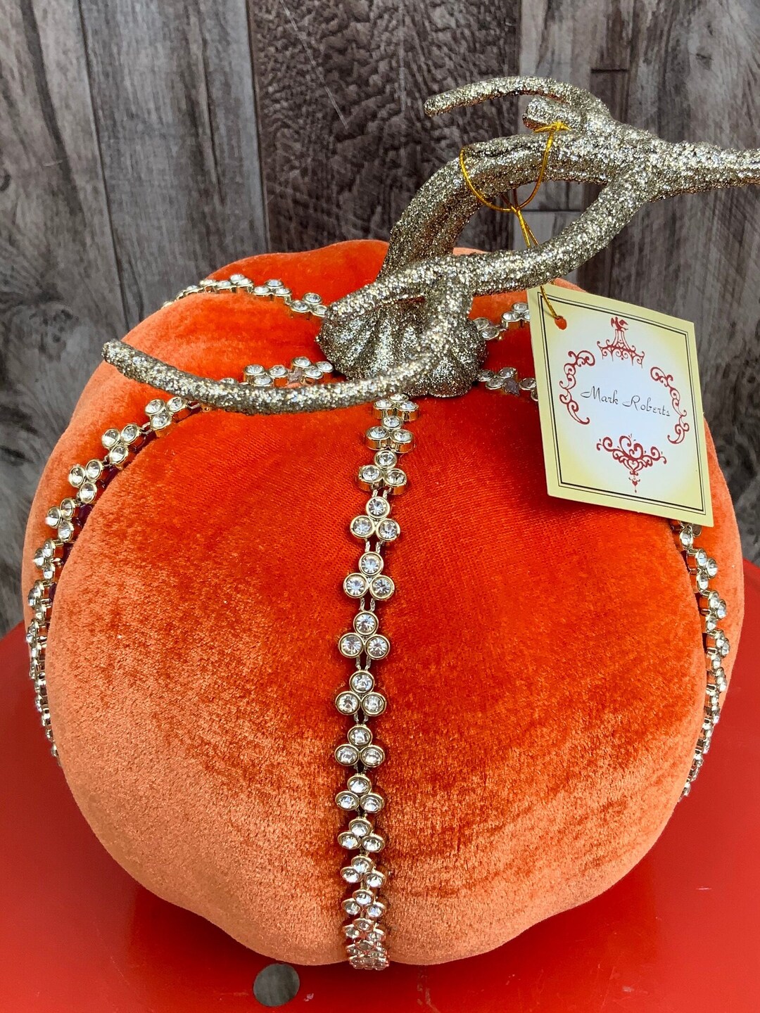 Pumpkin, Mark Roberts Pumpkin, Fall Decor, Couture Pumpkin, 6-7” - Etsy