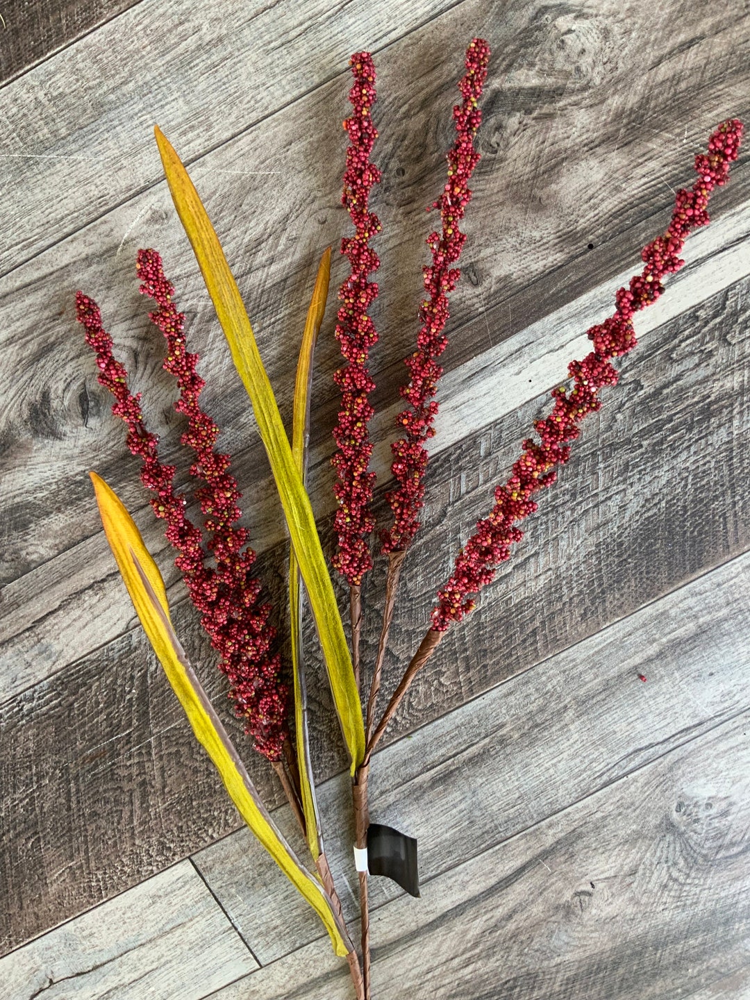 Burgundy Stem, Rice Stem, Burgundy Rice Stem, 31” - Etsy