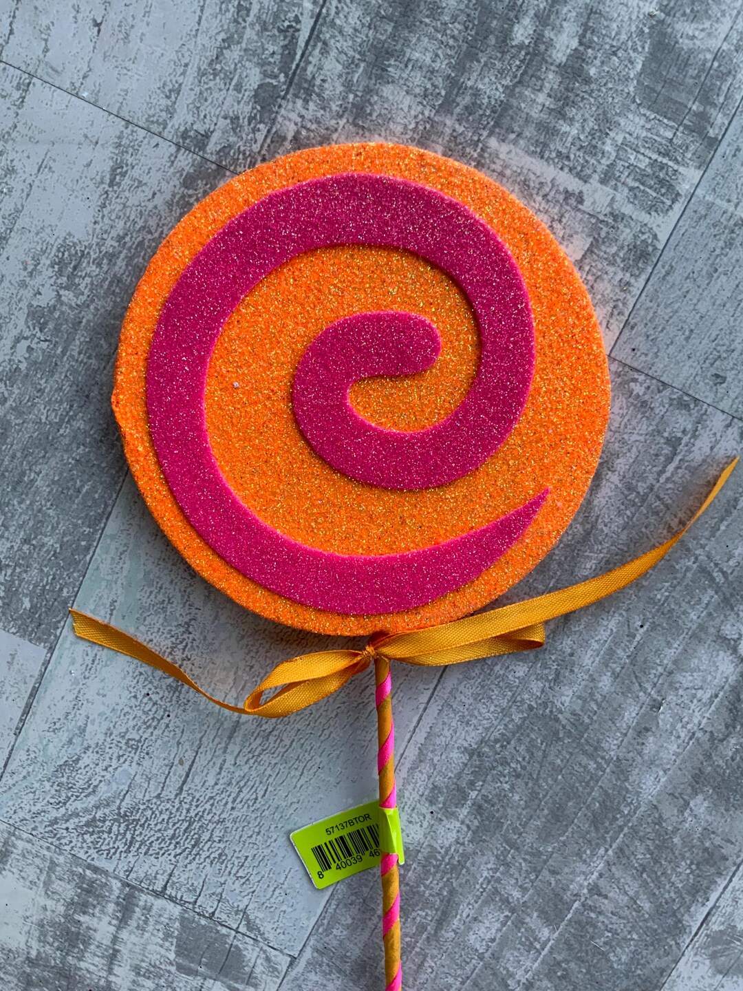 Lollipop, Lollipop Pick, Orange & Pink, Swirl, Halloween, Sweets ...