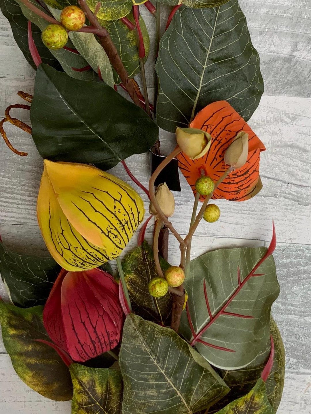 Berry Stem, Fall Chinese Lantern Berry Stem, Floral Stem, Fall, 43” - Etsy