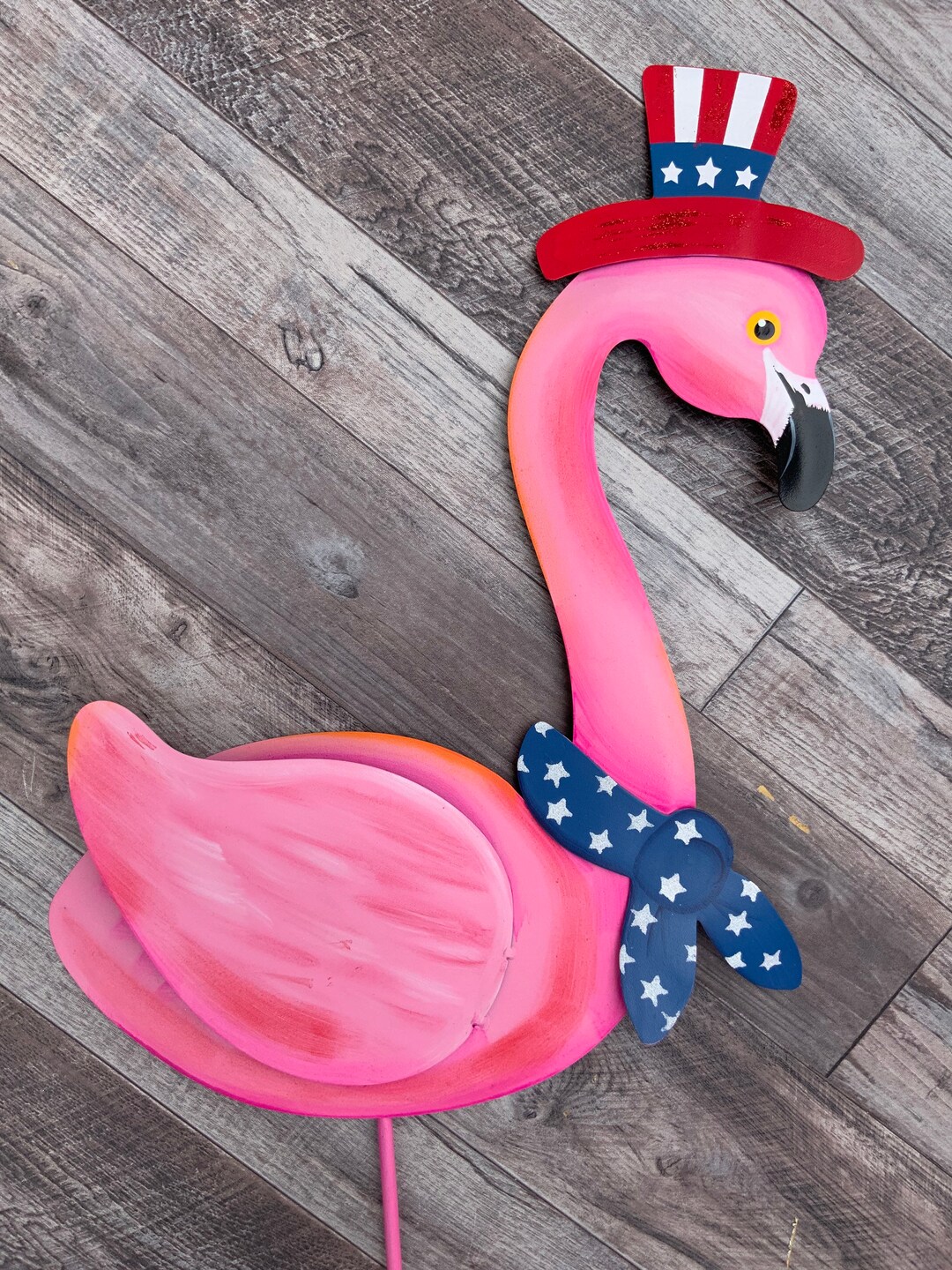 Flamingo, Patriotic Flamingo, Uncle Sam Flamingo, the Round Top ...