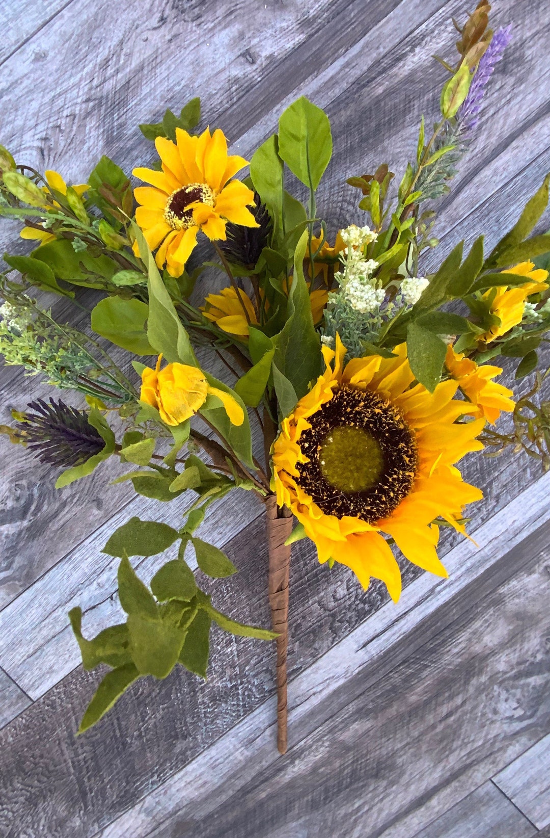 Sunflower, Sunflower & Thistle, Multi Bush, Floral, Filler Bush, Floral ...