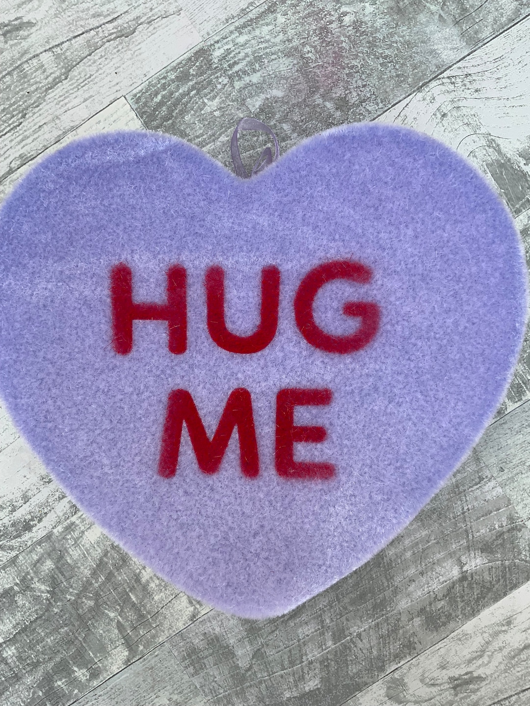 Heart, Conversation Heart, Hug Me, Heart Ornament, Hanging Heart, 12 ...