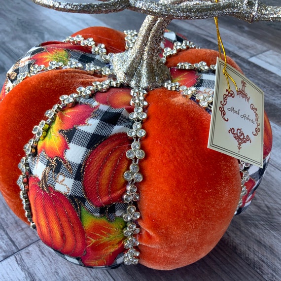 Pumpkin Mark Roberts Pumpkin Fall Decor Harvest Pumpkin - Etsy