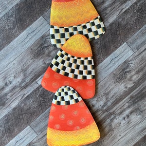 Candy Corn, Elegant Candy Corn Stack, the Round Top Collection, Metal ...