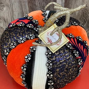 Pumpkin, Mark Roberts Pumpkin, Fall Decor, Elegant Pumpkin, 8x7” - Etsy