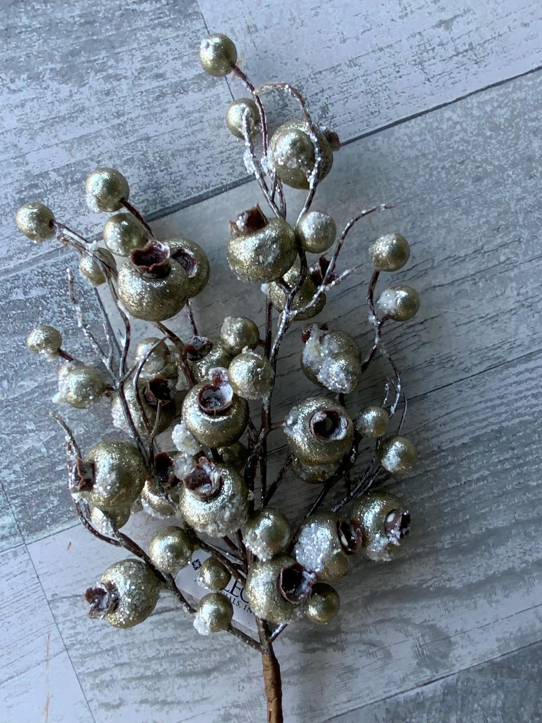 Berry Bush, Silver Berry Bush, Floral Stem, Floral Spray, Floral Pick ...