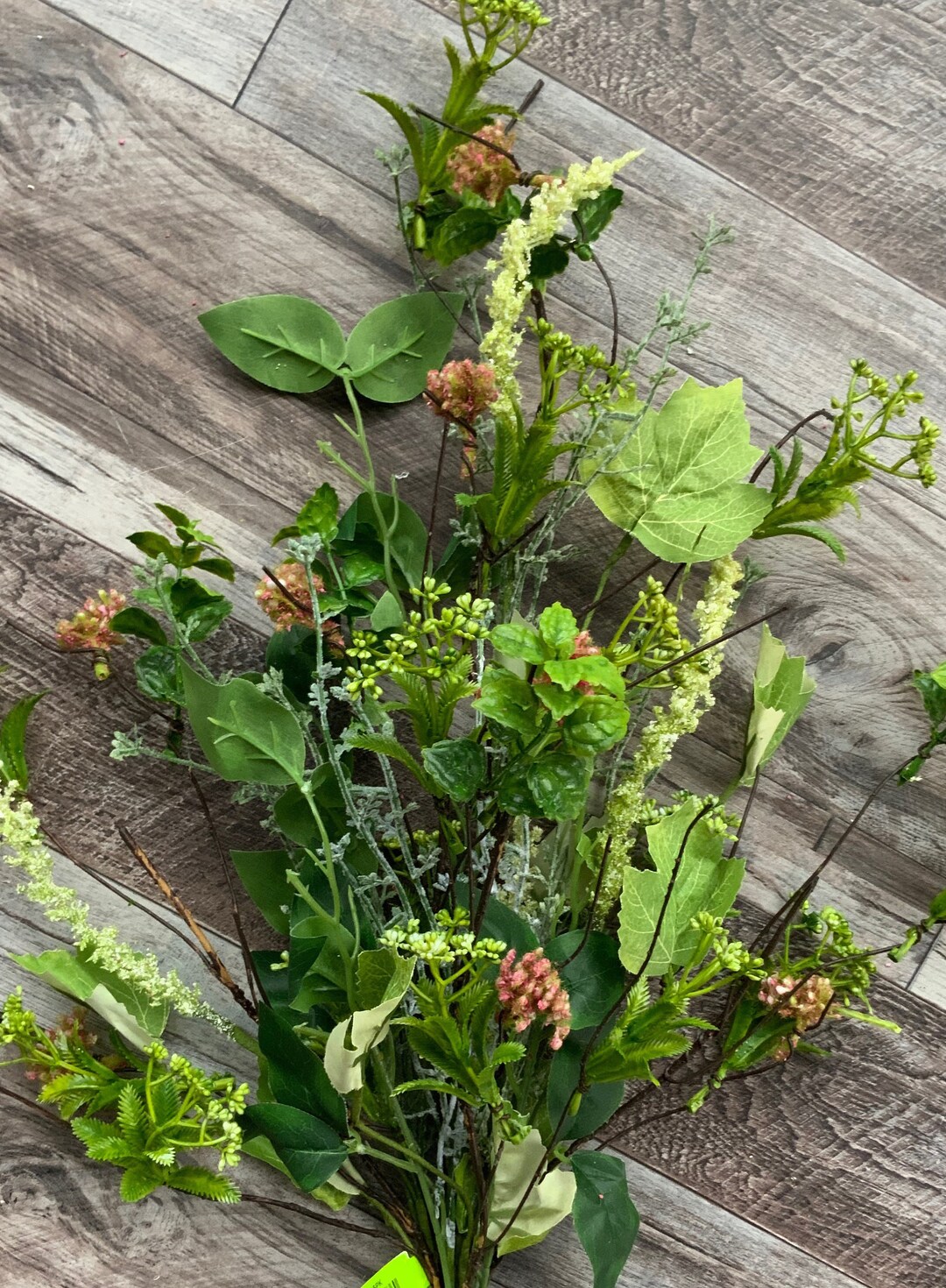 24" Pink Sedum Twig Floral Filler Bush - Etsy