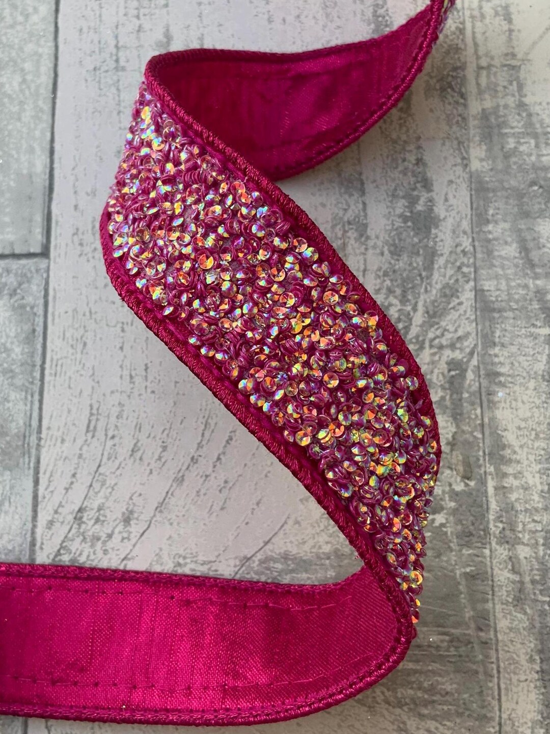 Pink Ribbon, Hot Pink, Rhubarb, Glitter Ribbon, Sprinkles, Farrisilk ...
