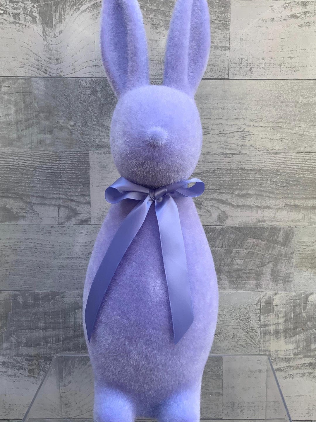 Flocked Bunny, Bright Flocked Bunny, Purple, 18.5” Raz, Designer - Etsy
