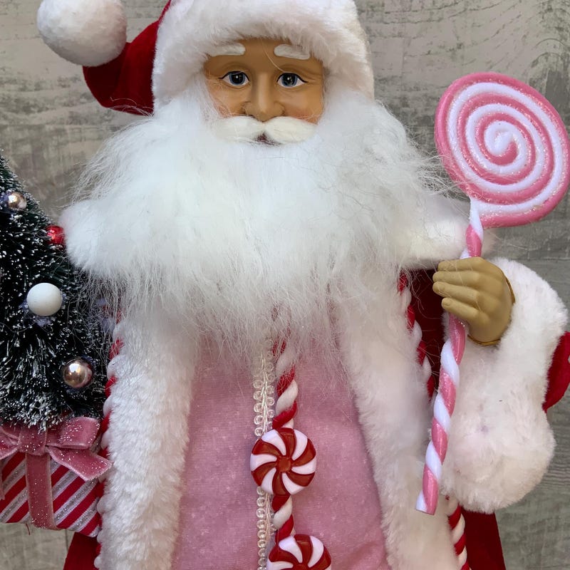 Pink Santa - Etsy