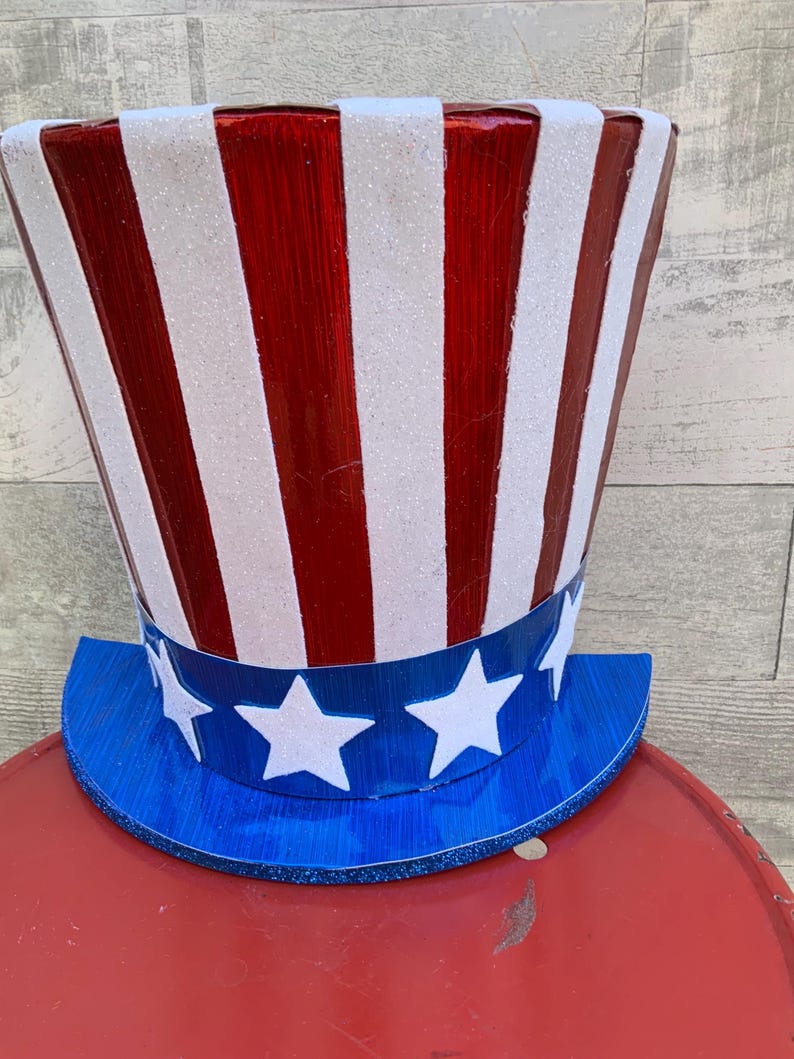 Uncle Sam Hat, Americana, Stars & Stripes, Ornament, Patriotic ...