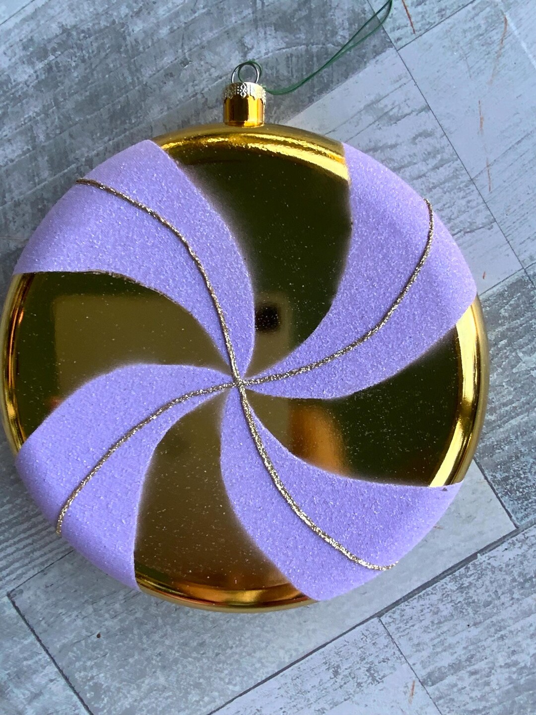 Candy, Candy Ornament, Candy Disk, Swirl, Lavender, Farrisilk, Designer ...