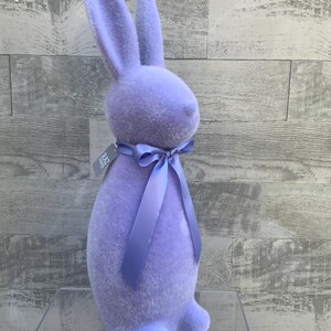 Flocked Bunny, Bright Flocked Bunny, Purple, 18.5” Raz, Designer - Etsy