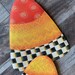 Candy Corn Elegant Candy Corn Stack the Round Top - Etsy