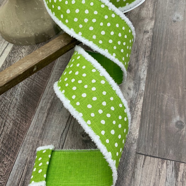 Lime Ribbon - Etsy