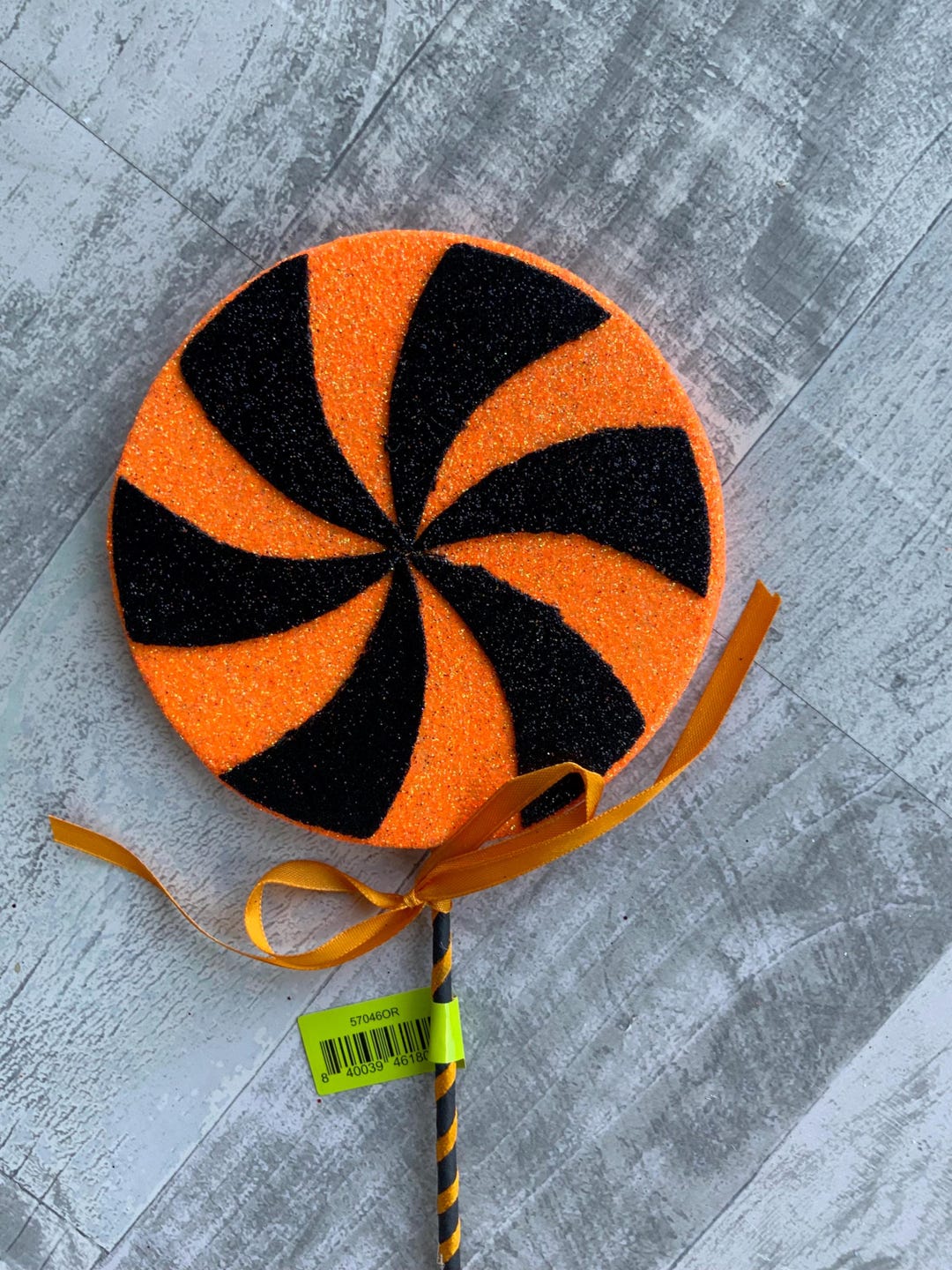 Lollipop, Lollipop Pick, Orange & Black, Swirl, Halloween, Sweets ...