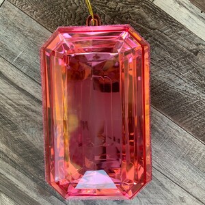 Rectangle Jewel, Emerald Cut, Emerald Cut Precious Stone Ornament ...