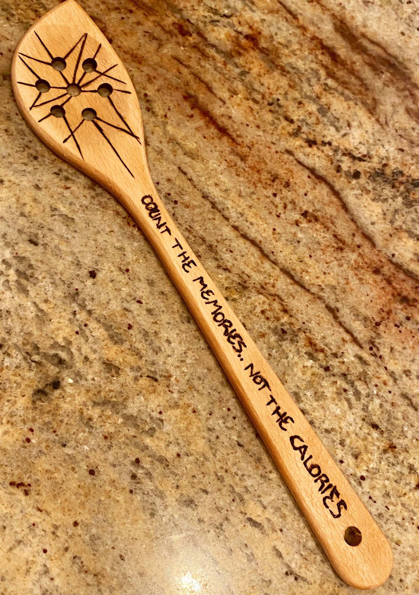 Wood Burned Spoon Setdecorative Kitchen Spoonsfunny Kitchen - Etsy