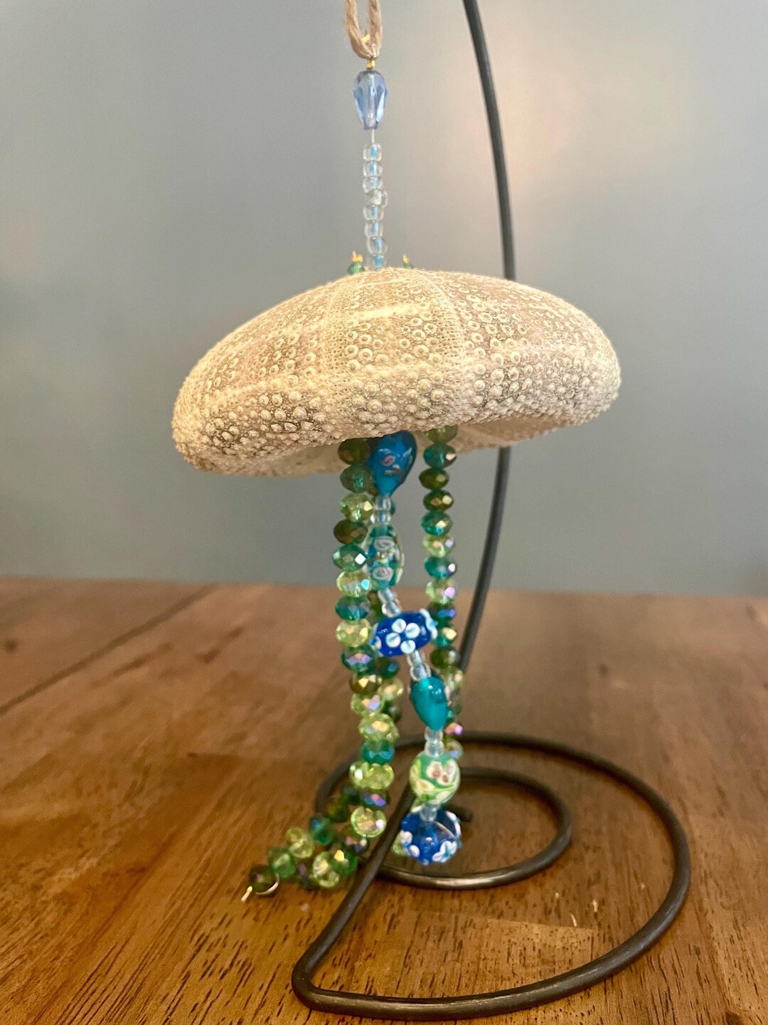 Sea Urchin Chime*seashell Mobile*nautical Art*jelly Fish Mobile ...