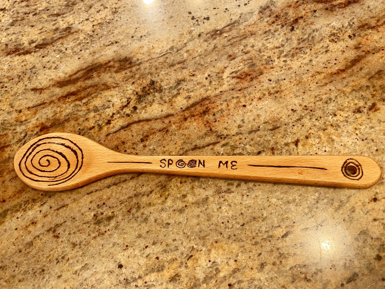 Wood Burned Spoon Setdecorative Kitchen Spoonsfunny Kitchen - Etsy