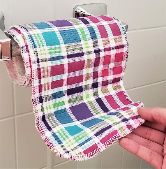Reusable & Washable Toilet Paper/family Cloth Holder Set - Etsy