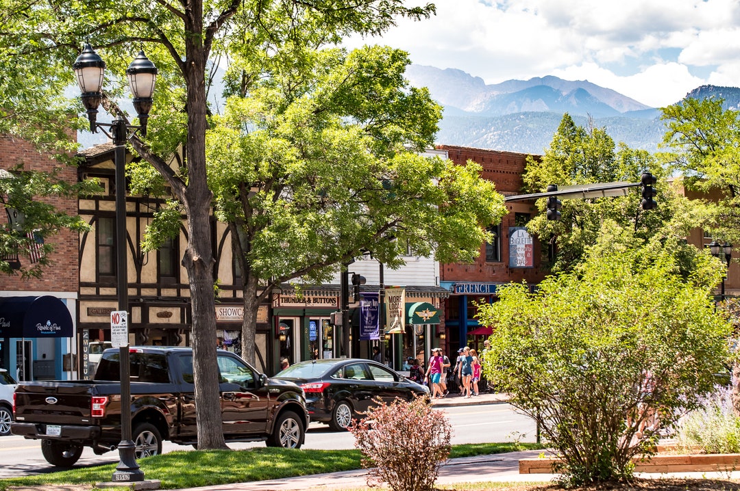 Old Colorado City Street Scene, Colorado Springs - Etsy