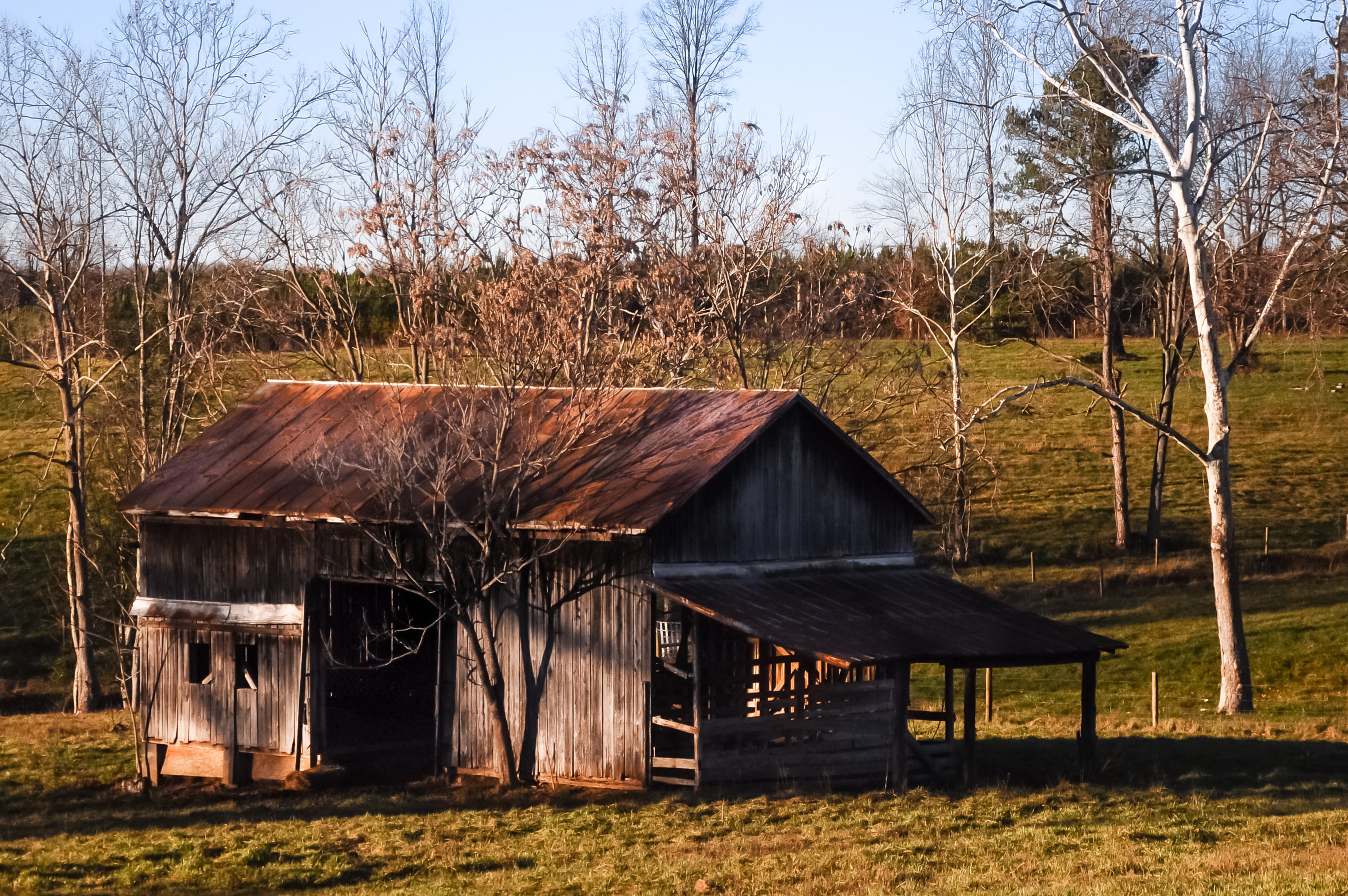 Old Wooden Farm Shed in the Fall, Louisa, Virginia - Etsy