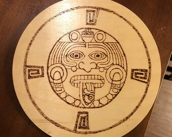 Aztec sun god | Etsy