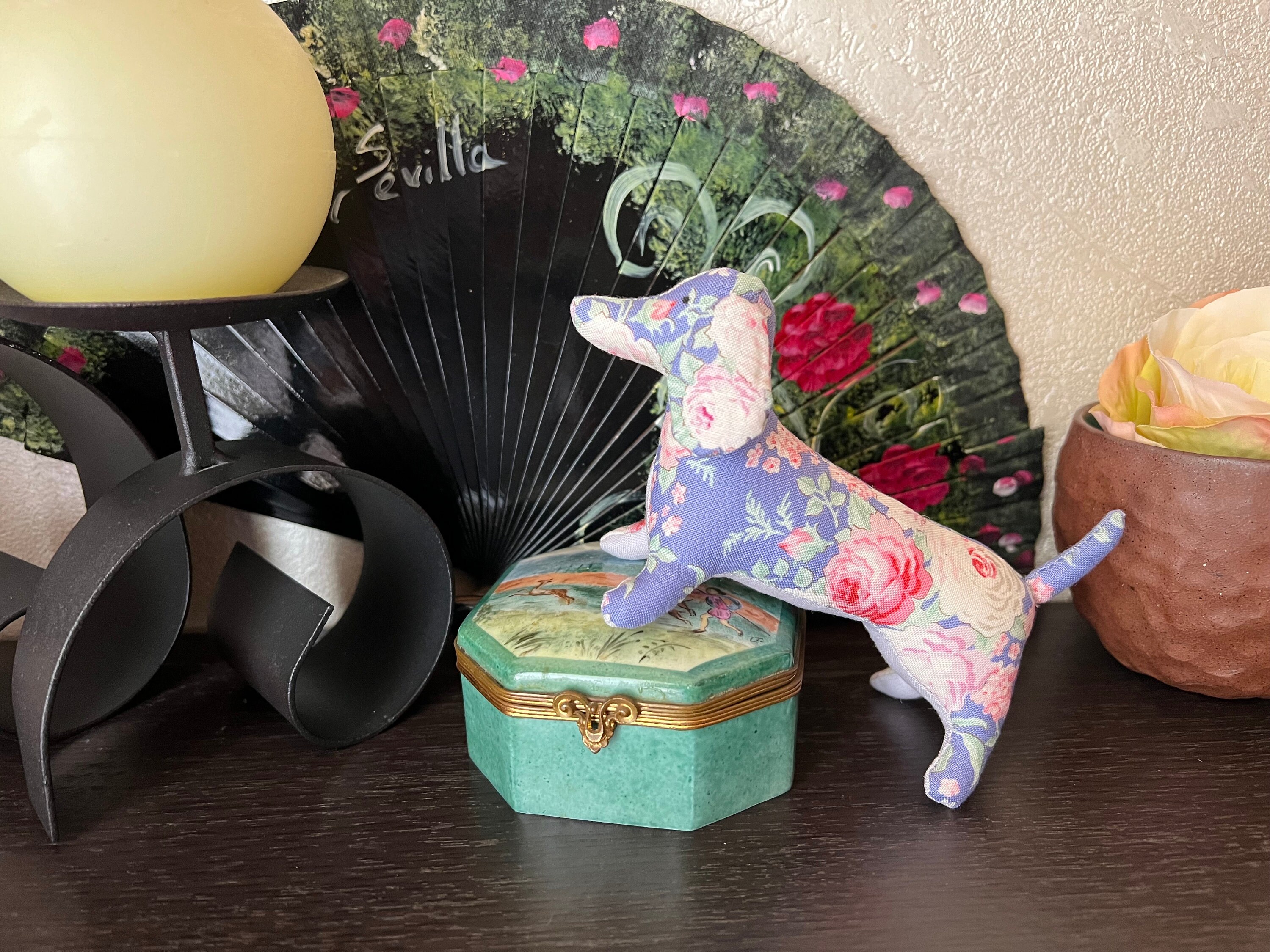 Miniatura 13 Cm Bassotto Tilda Dachshund Bambola Di Stoffa Doll Toy ...