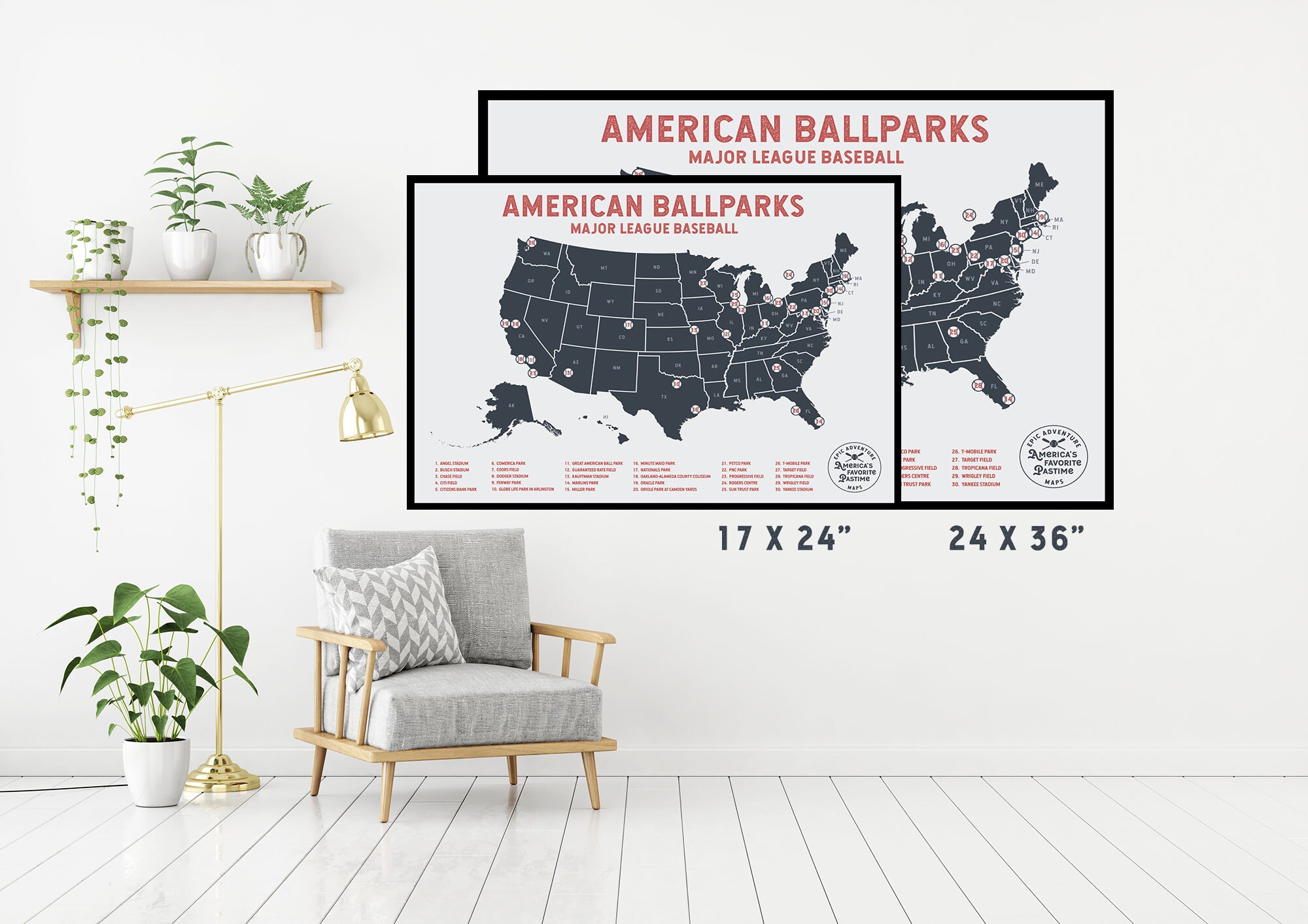 SALE Pushpin NFL Travel Map Football Stadium Poster Travel | Etsy