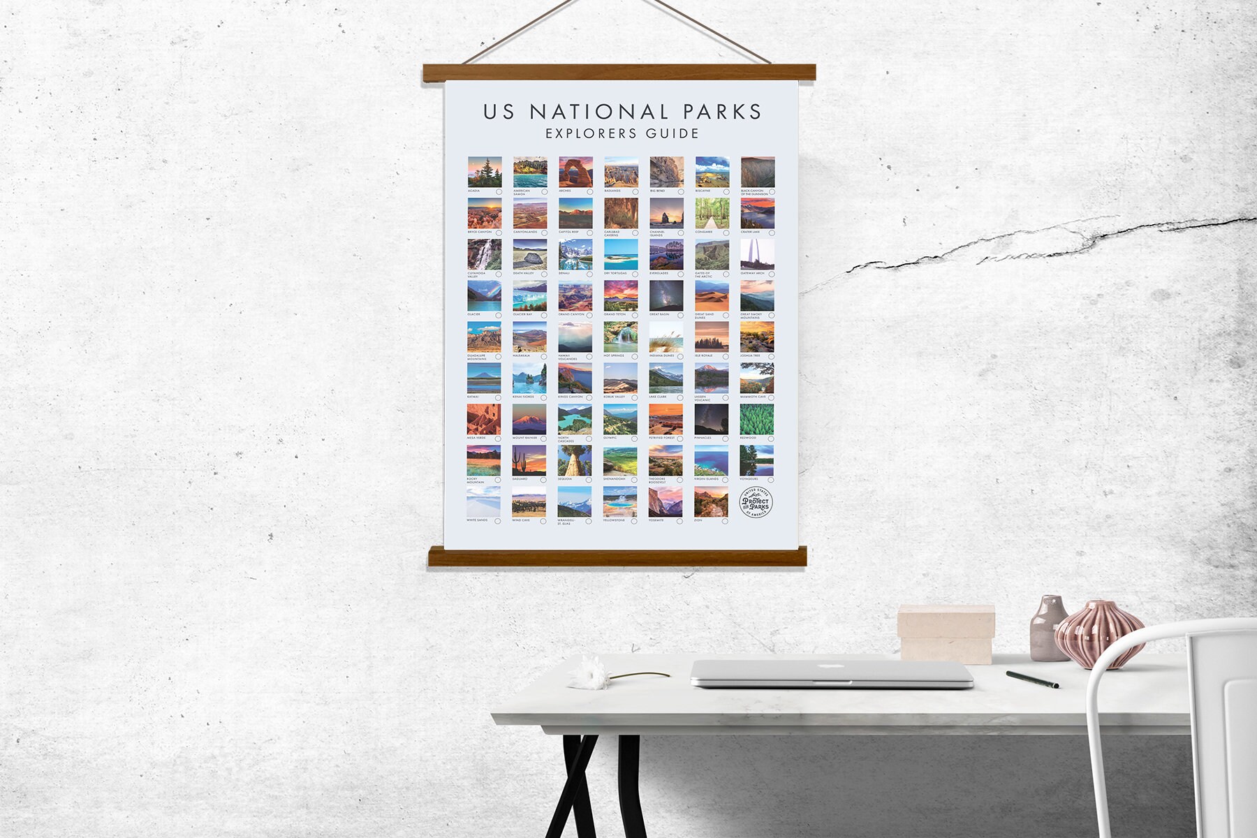 Magnetic Hanging Frame Simple Framing for Interactive Maps | Etsy