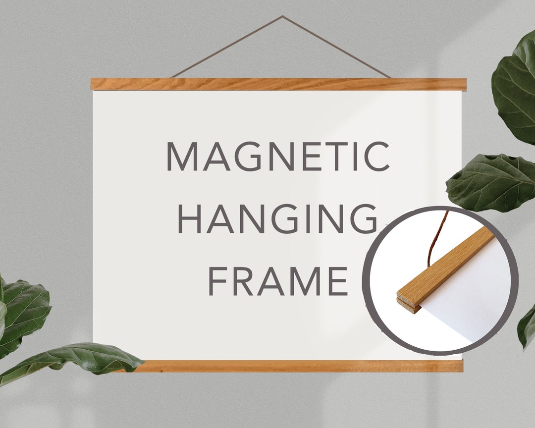 Magnetic Hanging Frame - Simple Framing for Interactive Maps + Art ...