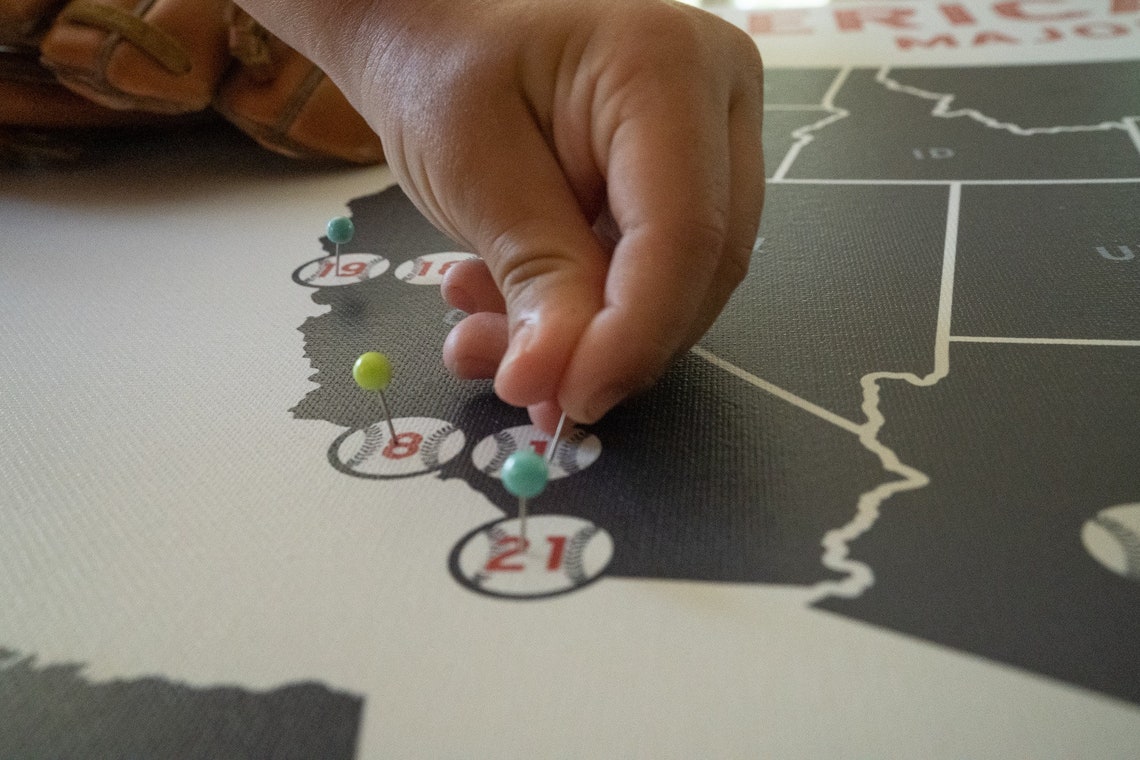 Push Pins for World Travel Maps National Park Maps USA Maps - Etsy