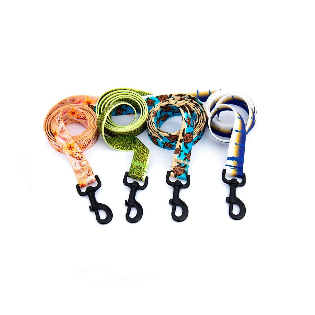 Sea Turtle Dog Leash: Nautical Water Resistant Lead - Etsy