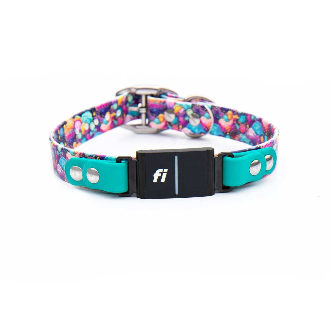 Fi Series 3 Compatible 3/4 or 1 Over the Band Biothane Dog Collar ...