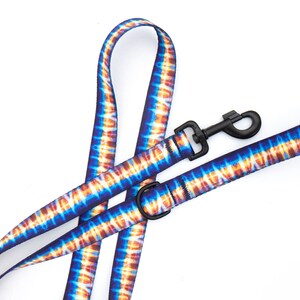 Wahoo Dog Leash Fish Dog Lead Black Metal or Stainless Steel Hardware ...