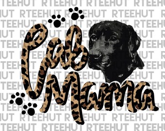 Black Lab Mama Png - Etsy