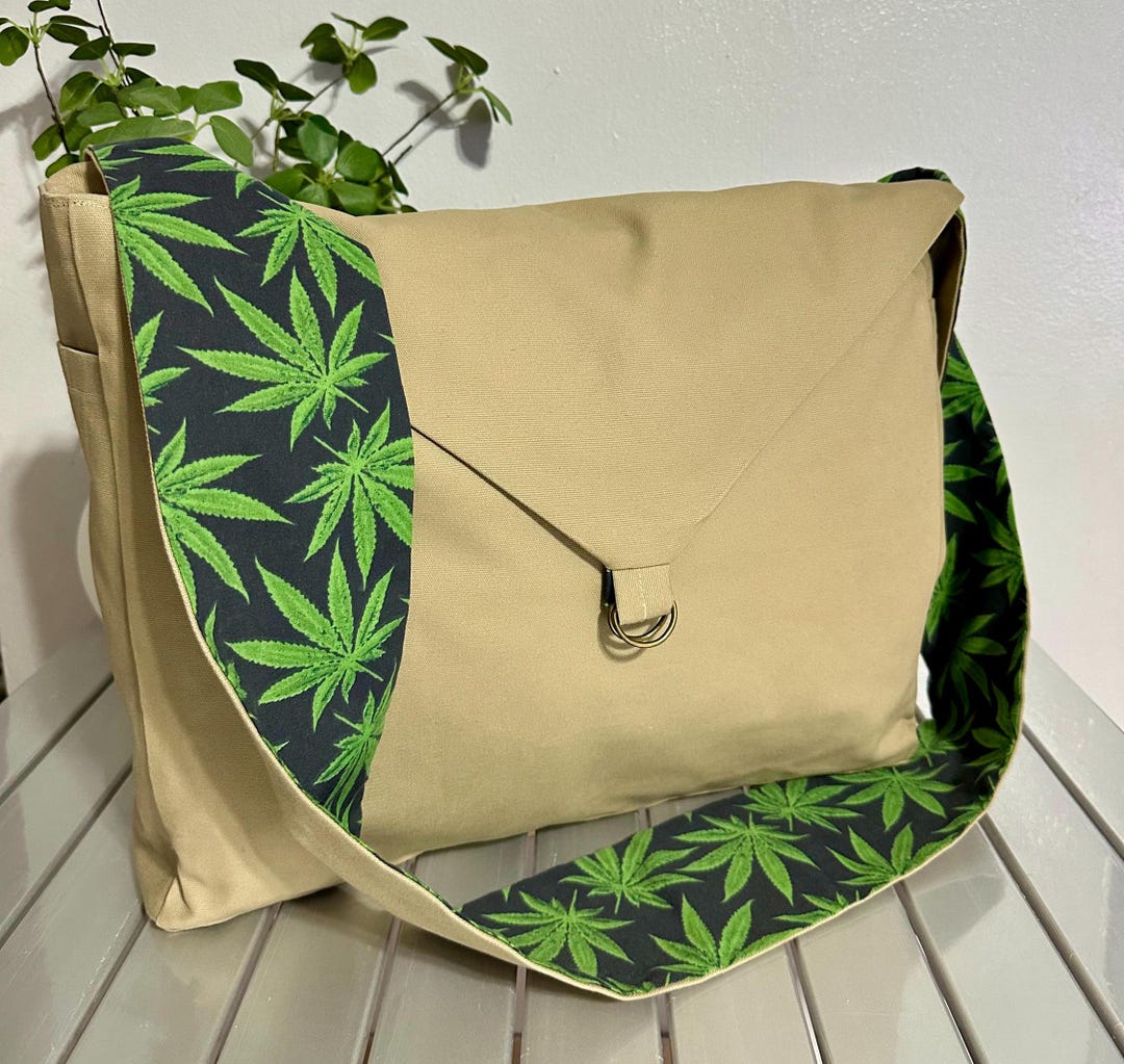 Reversible Crossbody Satchel/bag With Deep Side Panel Pockets. Two Bags ...